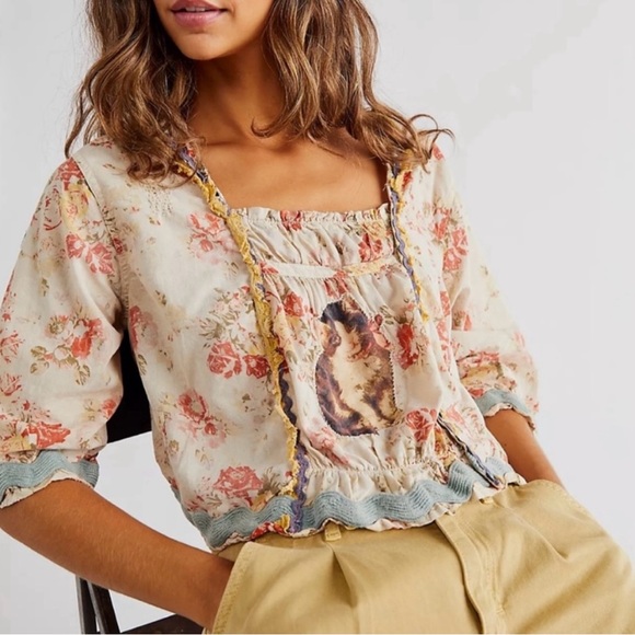 Magnolia Pearl | Tops | Magnolia Pearl Millie Jo Blouse With Kitty ...